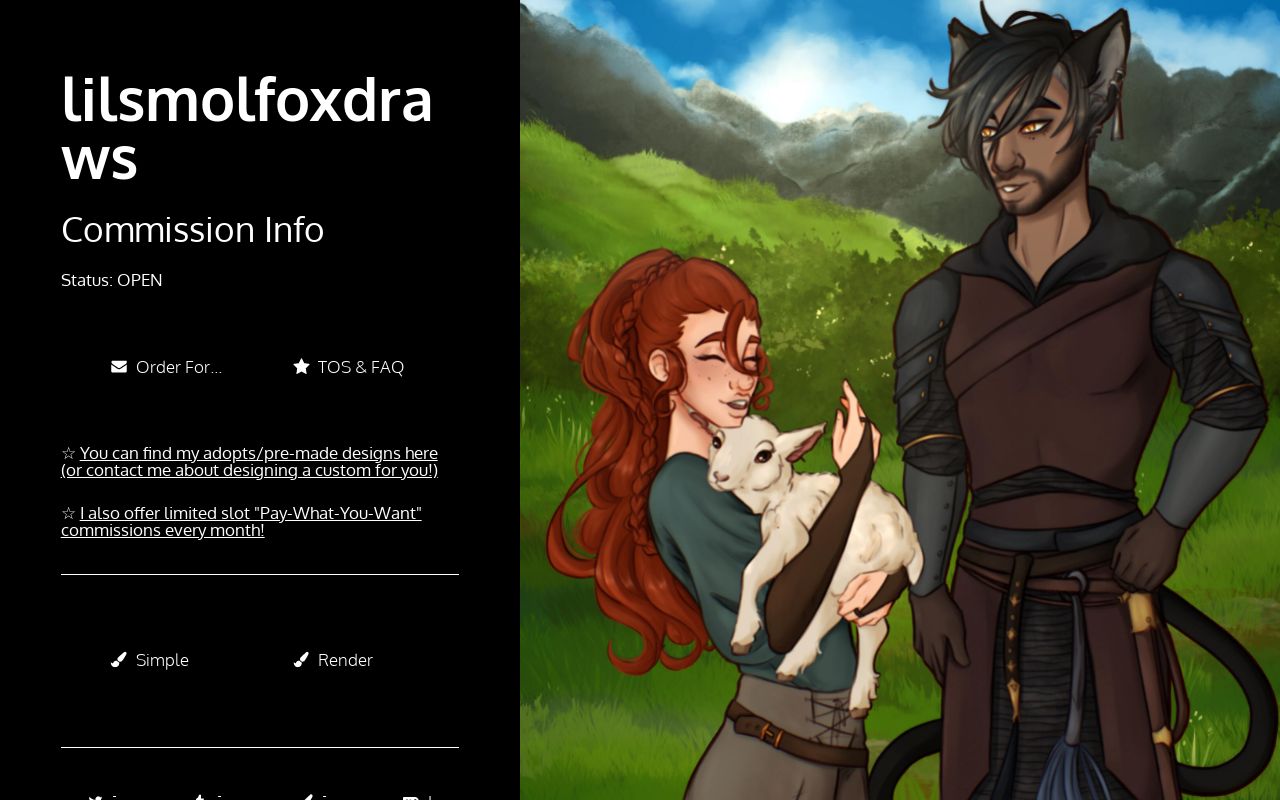 lilsmolfoxdraws Commission Info
